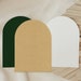 Arched Cardstock, Blank Arch Cardstock for Invitation or Table Numbers ...