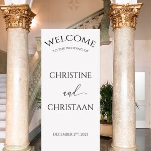 Custom Extra Large Welcome Sign, 6 Feet Tall Welcome Sign, Minimalist ...