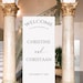 Custom Extra Large Welcome Sign, 6 Feet Tall Welcome Sign, Minimalist ...