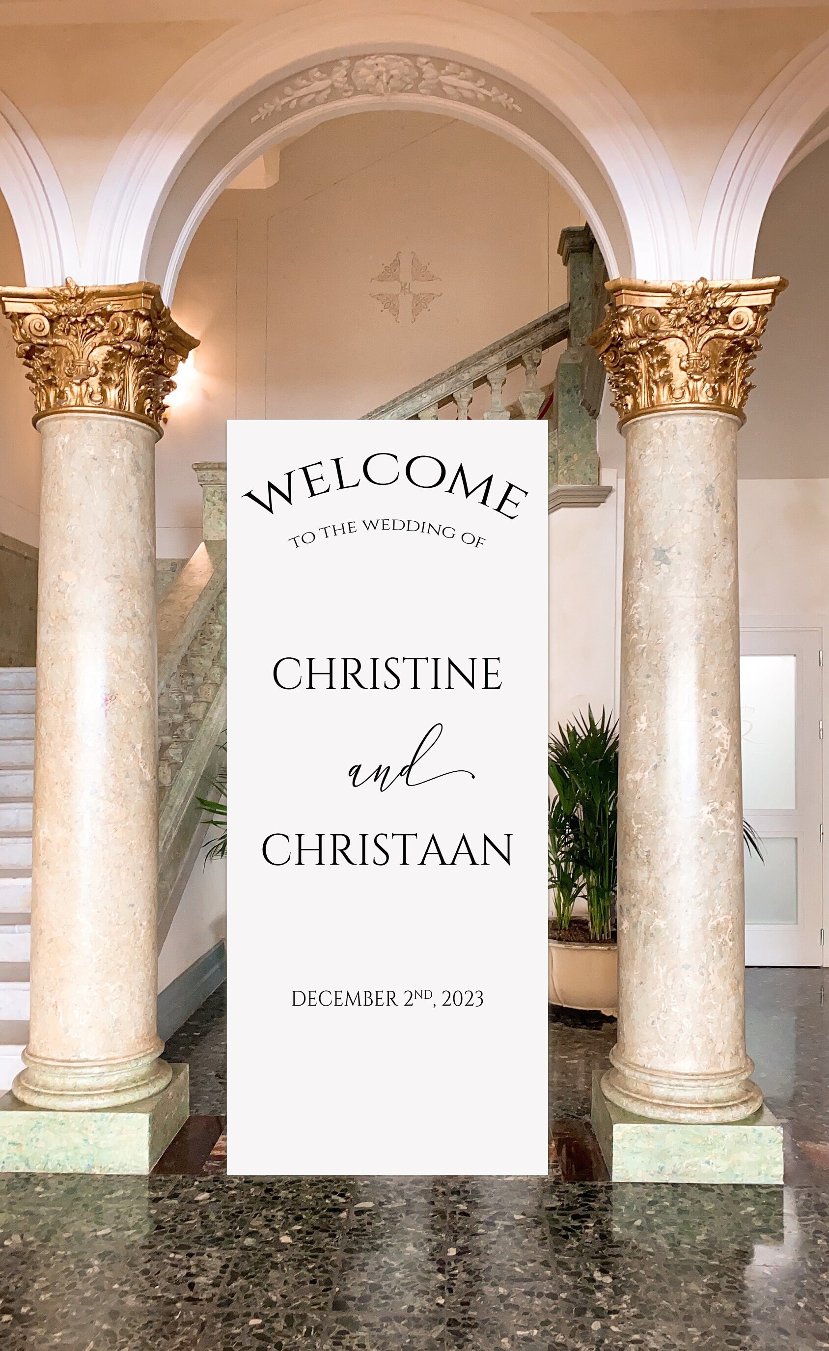 Custom Extra Large Welcome Sign, 6 Feet Tall Welcome Sign, Minimalist ...