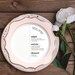 Half Circle Menu Cards, Wedding Menu Cards, Arch Menu Cards, Charger ...
