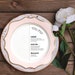 Half Circle Menu Cards, Wedding Menu Cards, Arch Menu Cards, Charger ...