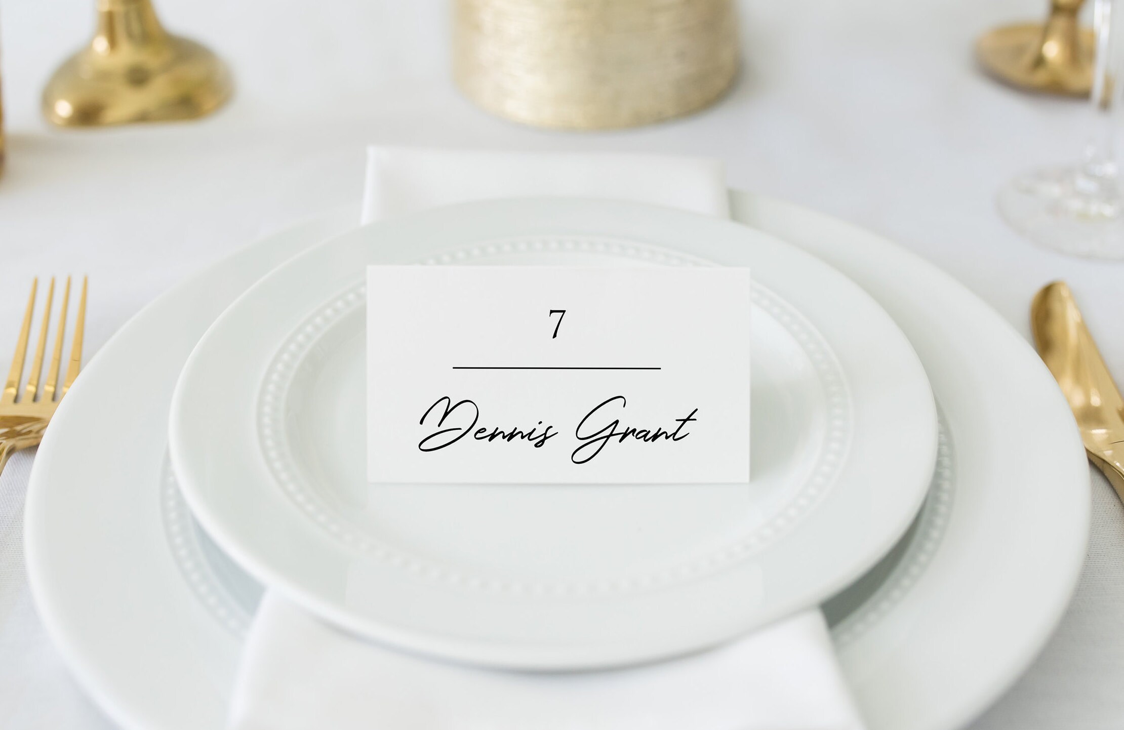 Simple Place Cards Minimalist Place Cards Wedding Escort - Etsy Canada