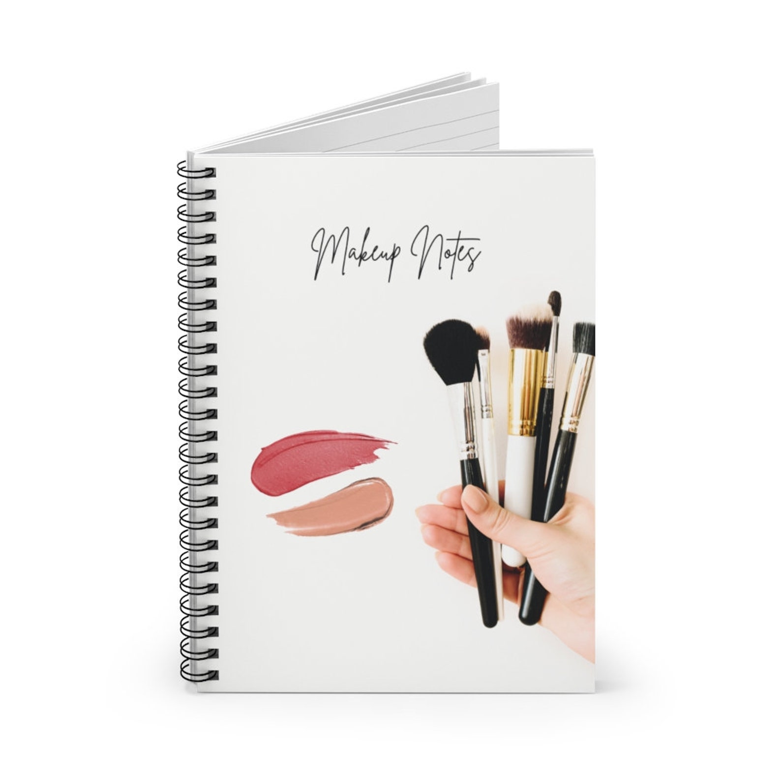Makeup Artist Notebook Spiral Notebook With Ruled Lines - Etsy