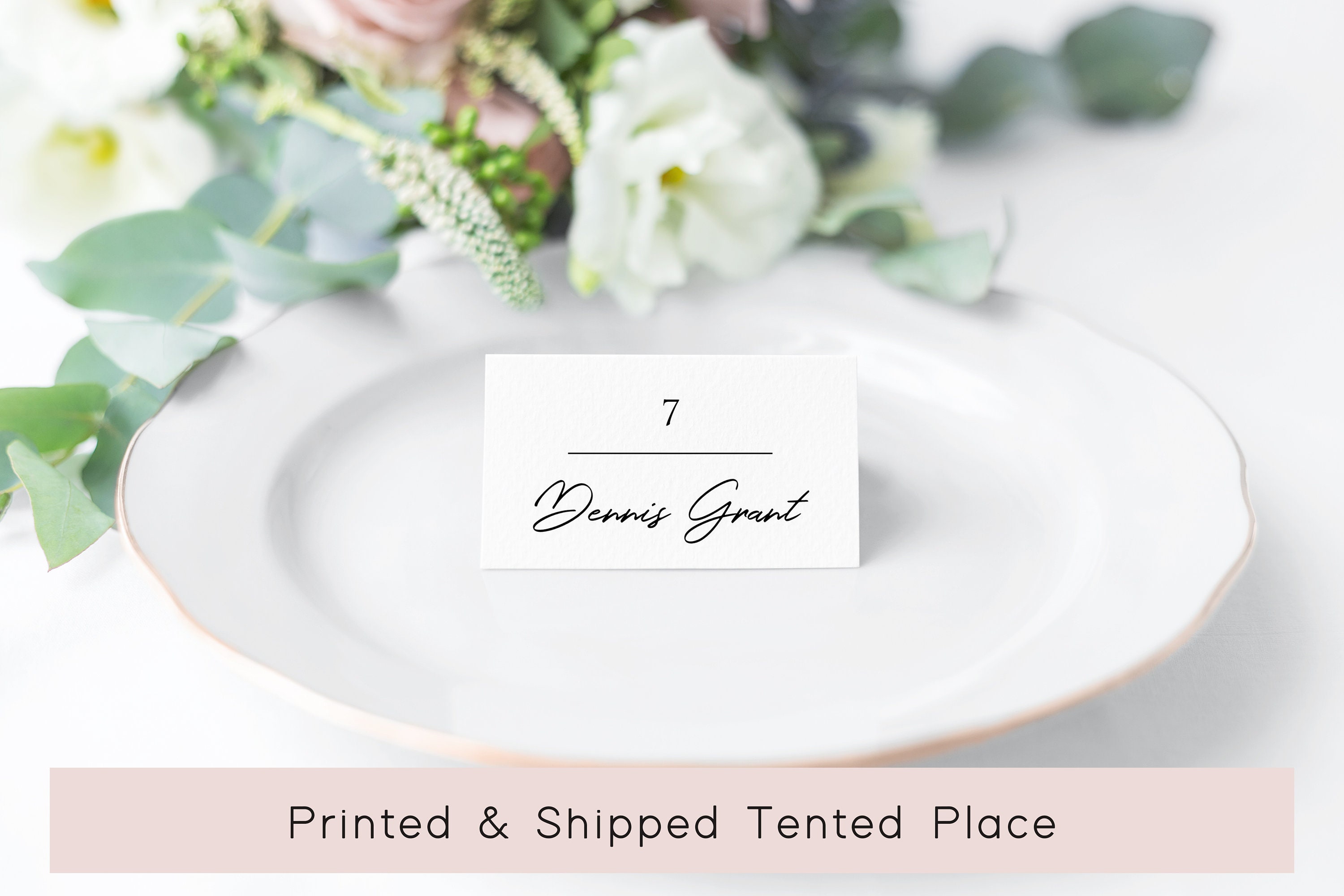 Simple Place Cards Minimalist Place Cards Wedding Escort - Etsy Canada