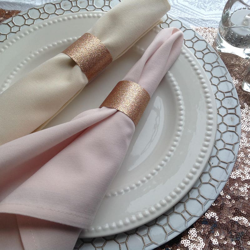 Rose Napkin Rings - Etsy