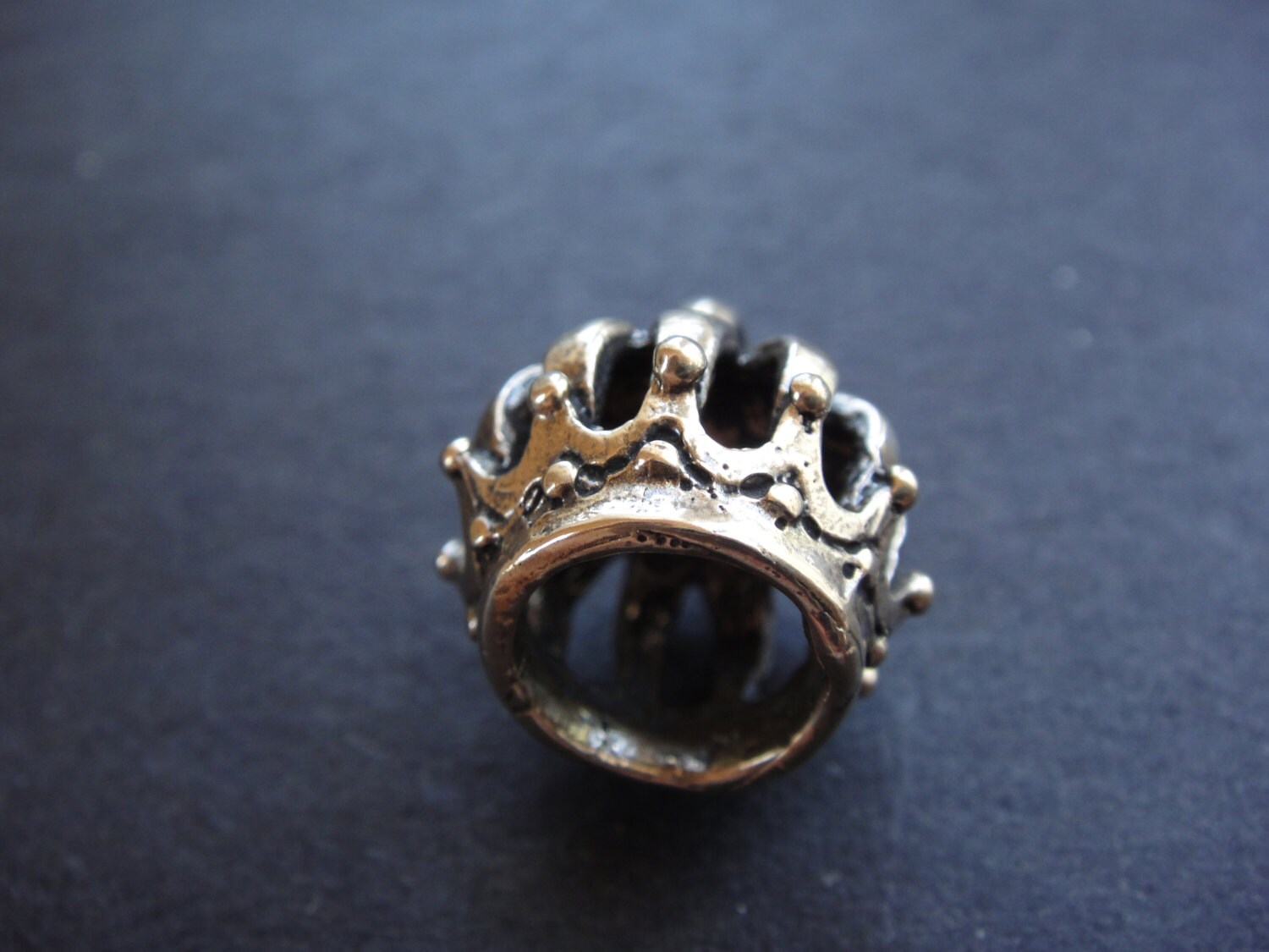 Solid Bronze Crown Crown Bronze Crown Bronze Crown Charm - Etsy