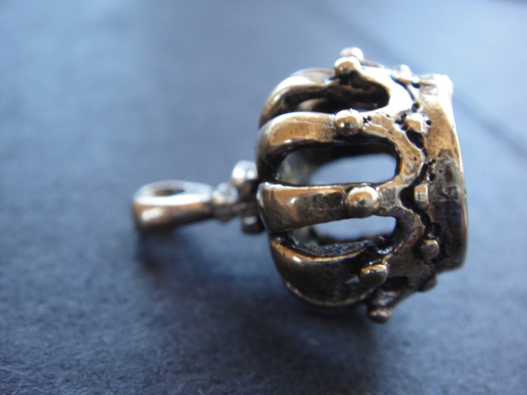 Solid Bronze Crown Crown Bronze Crown Bronze Crown Charm - Etsy