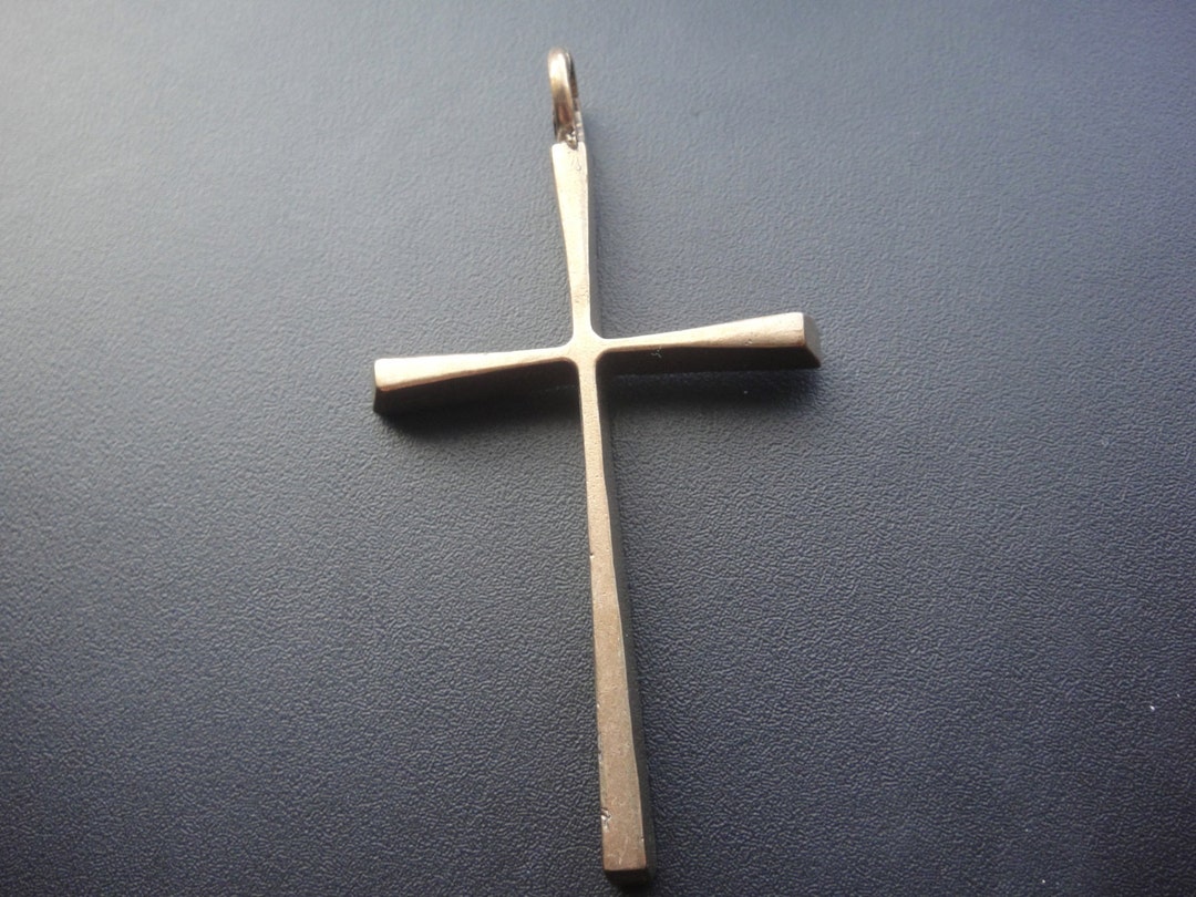 Solid Bronze Large Cross Charm or Pendant,bronze Cross,large Cross - Etsy
