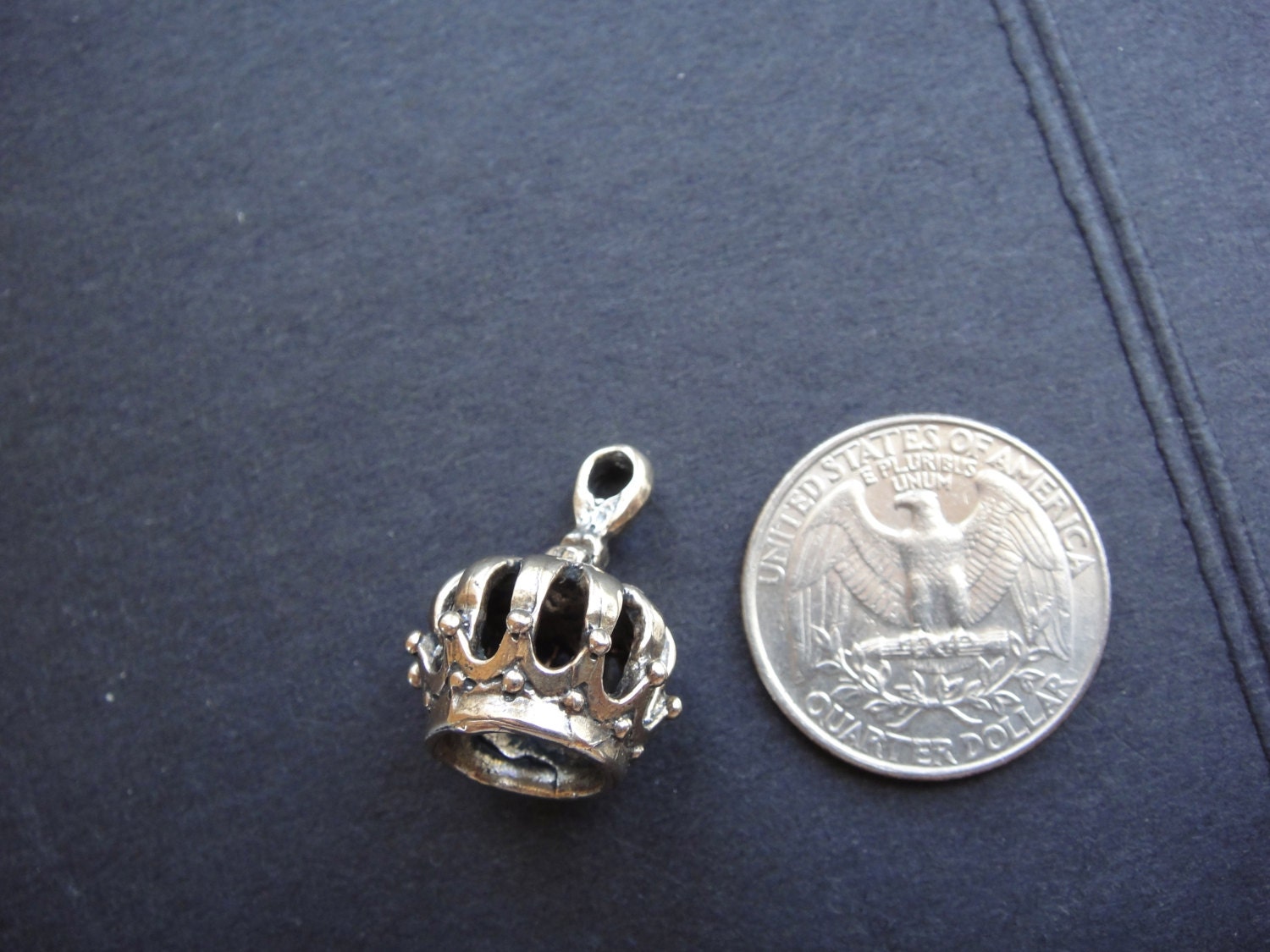 Solid Bronze Crown Crown Bronze Crown Bronze Crown Charm - Etsy