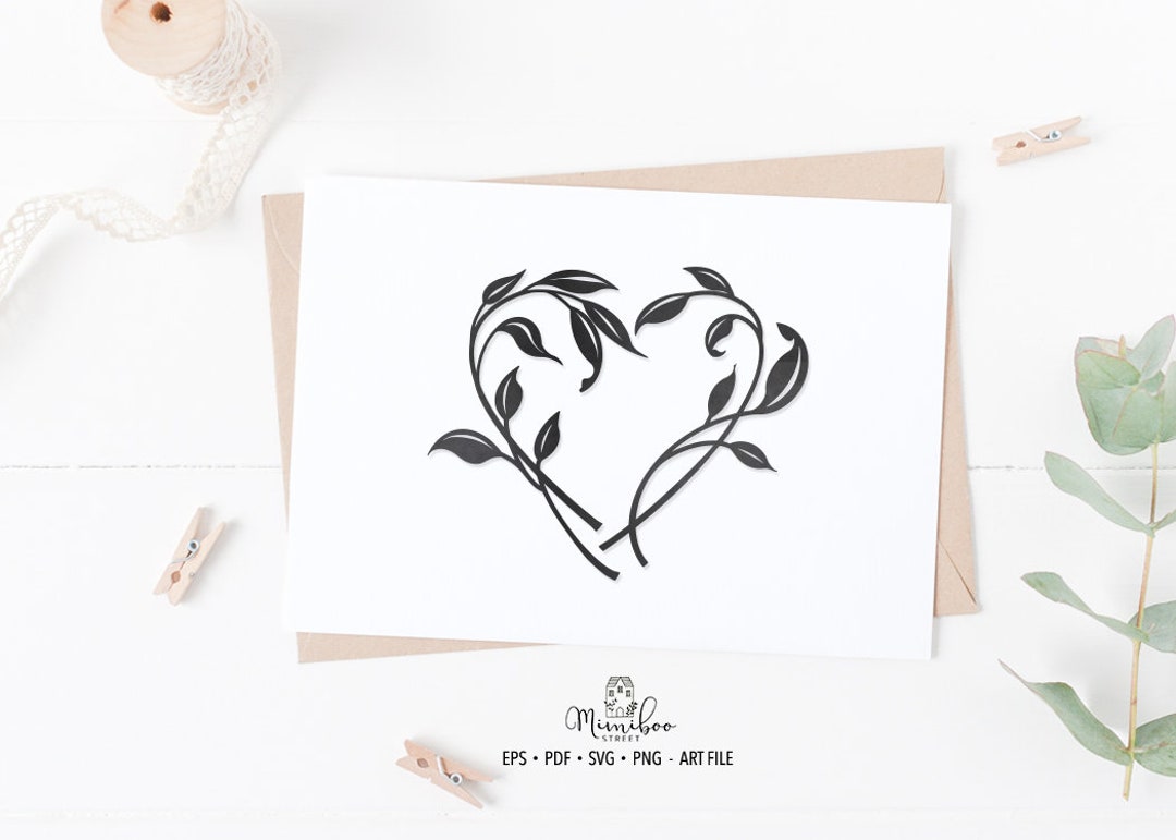 Hearts - CUT File - Art Plotter File - Paper Cut - Pdf Svg Png Eps ...