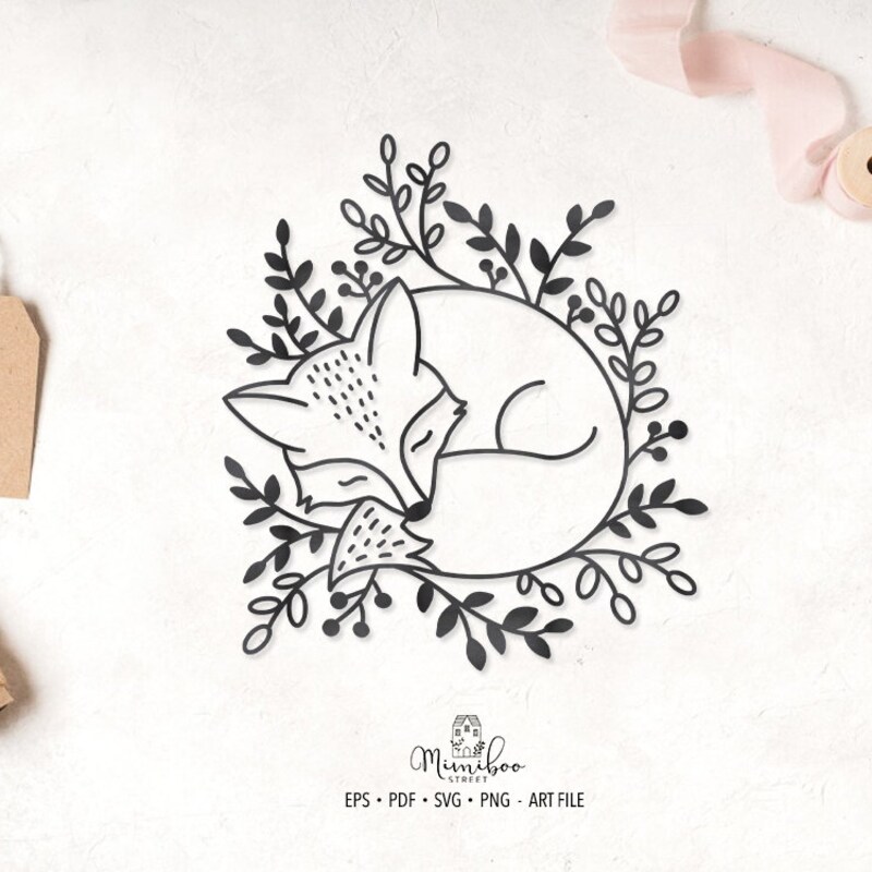 White Fox Logo Svg - Etsy UK