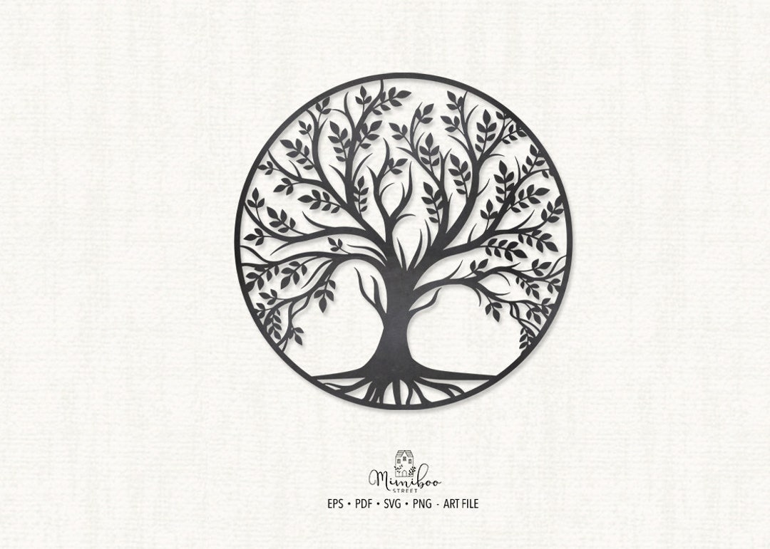 Bellissimo Albero File CUT Art Plotter File Paper Cut Pdf Svg Png Eps ...