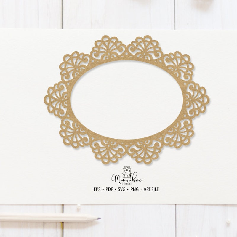 Oval Frame Svg - Etsy