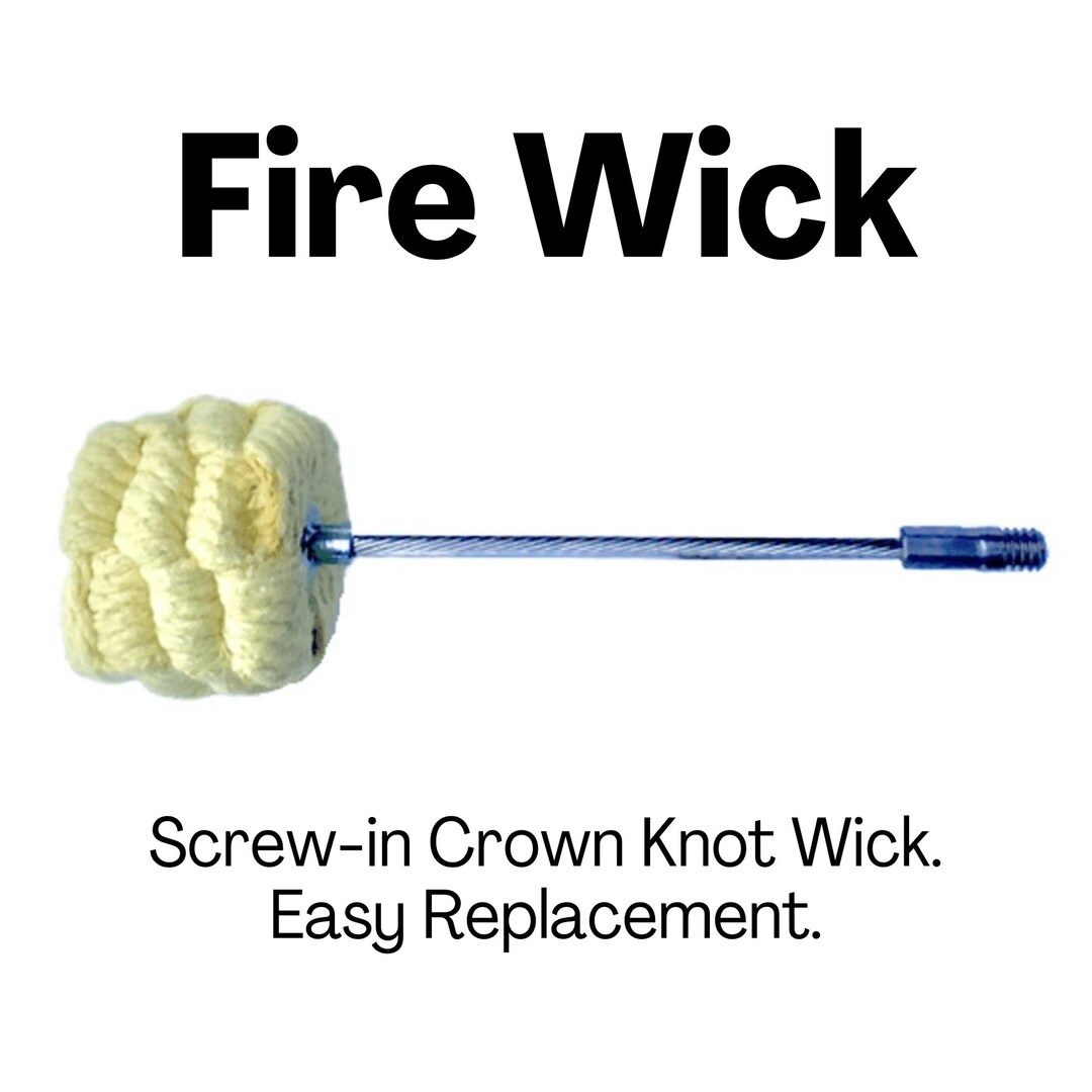 Firehoop Wicks | Screw-in Crown Knot Fire Wicks | Easy Replacement ...
