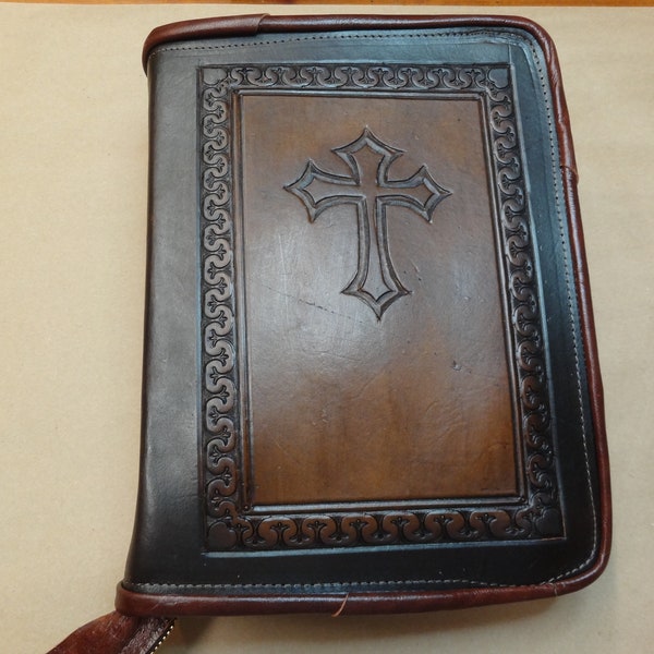 Leather Bible Case - Etsy