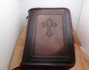 Bible Case Tooled Leather - Etsy