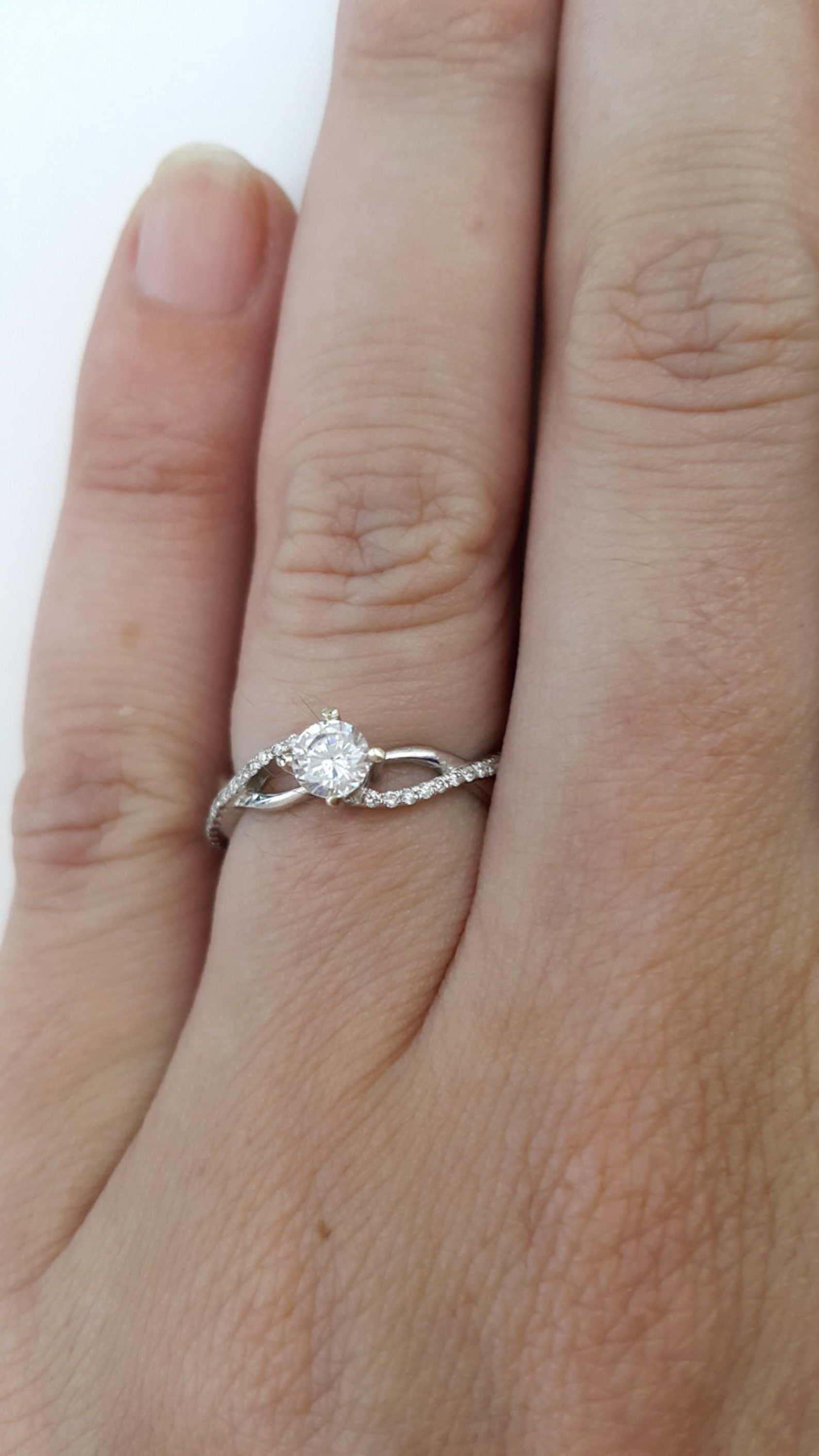 Infinity Ring Engagement Ring Infinity Engagement Ring | Etsy