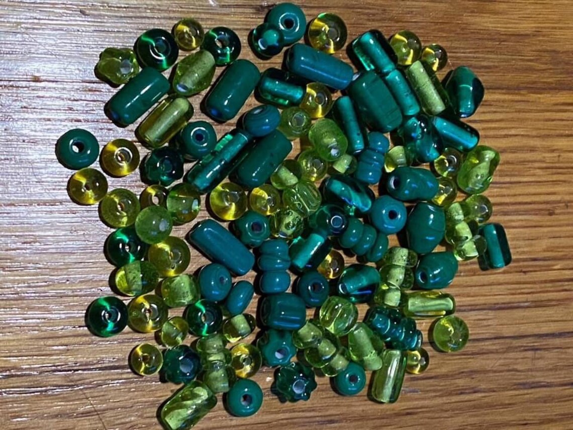 Bag of Small Lamp Work Beads - Etsy