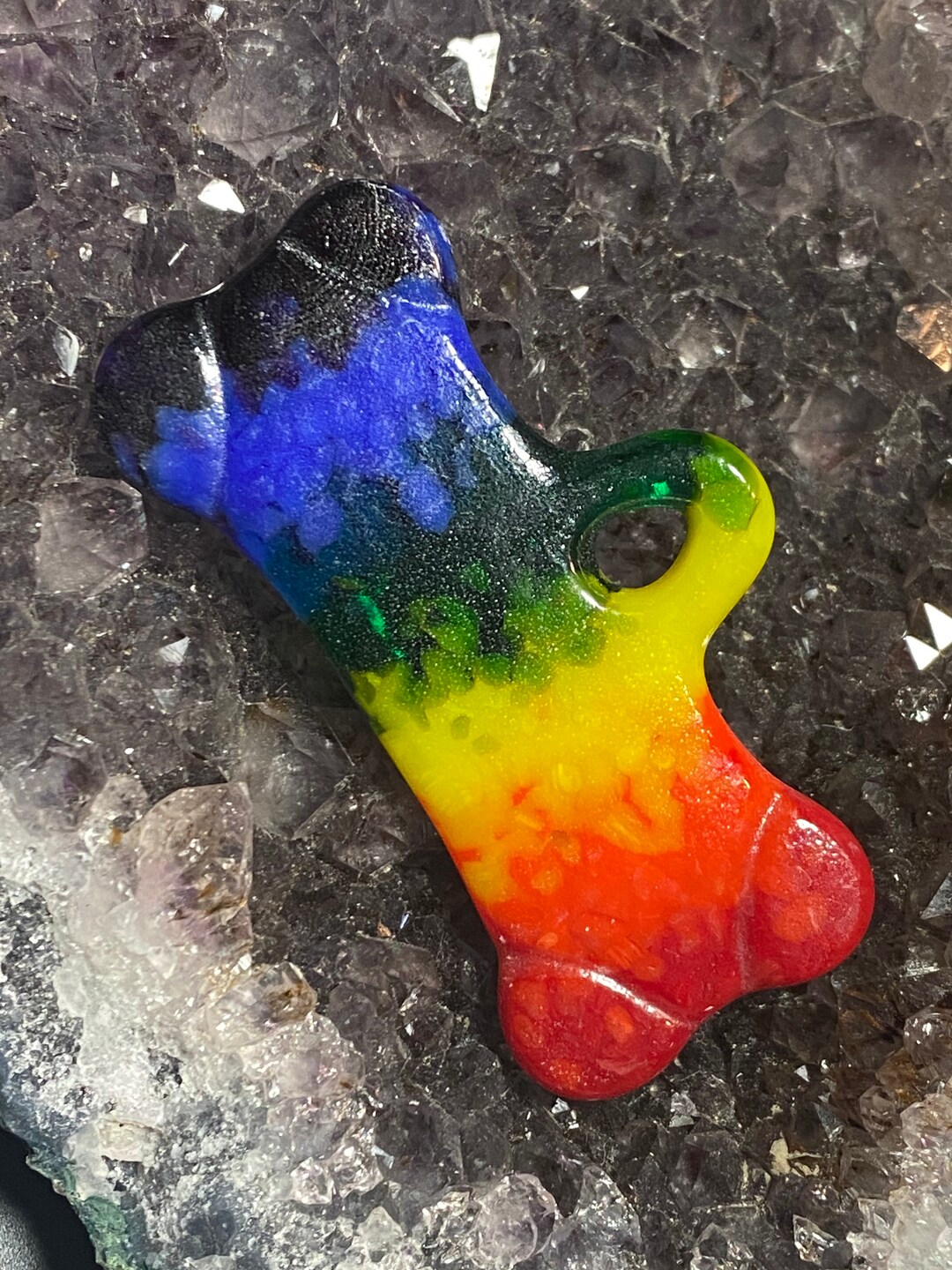 Cast Glass Pride Bone - Etsy