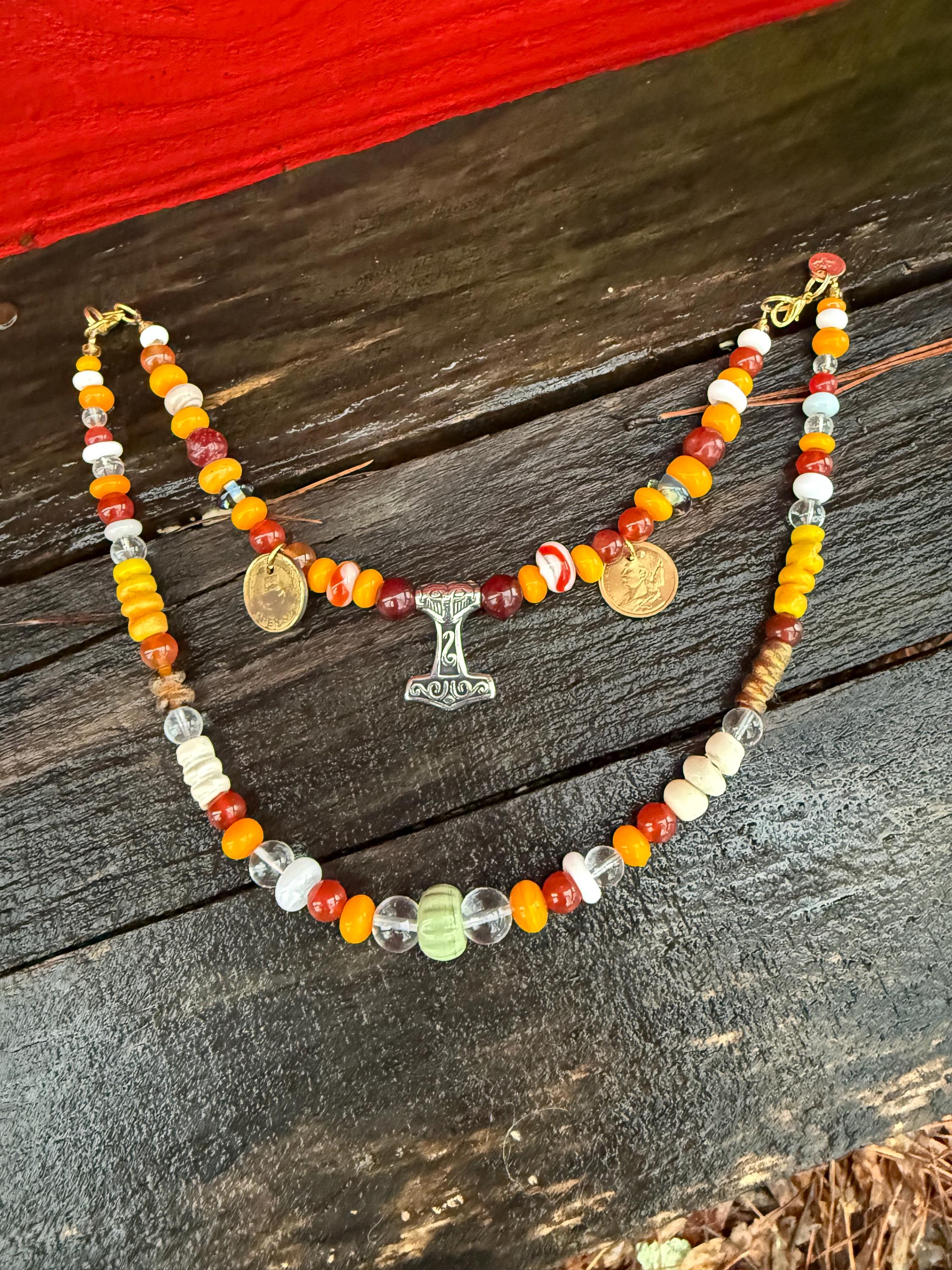 Birka Bead Viking Treasure Festoon Set - Etsy