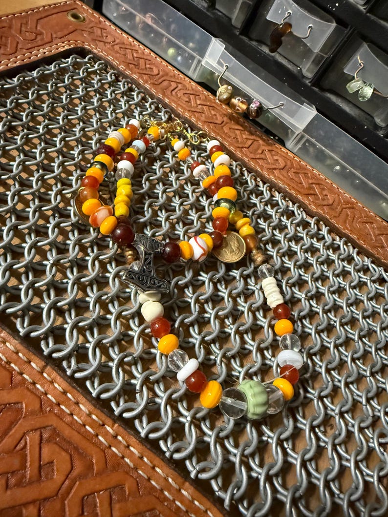 Birka Bead Viking Treasure Festoon Set - Etsy