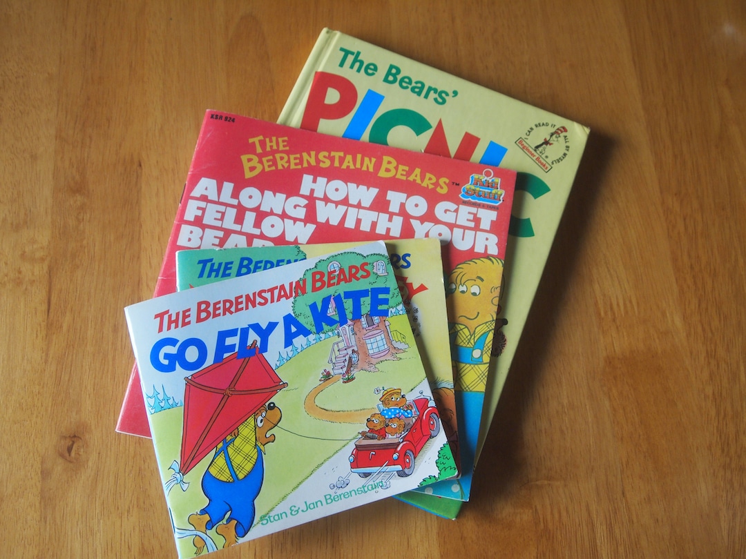 Vintage Berenstain Bears Story Books Set of 4 - Etsy