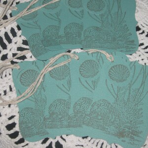 Shells Gift Tags, Hang Tags, Wish Tags, Party Favors - Etsy