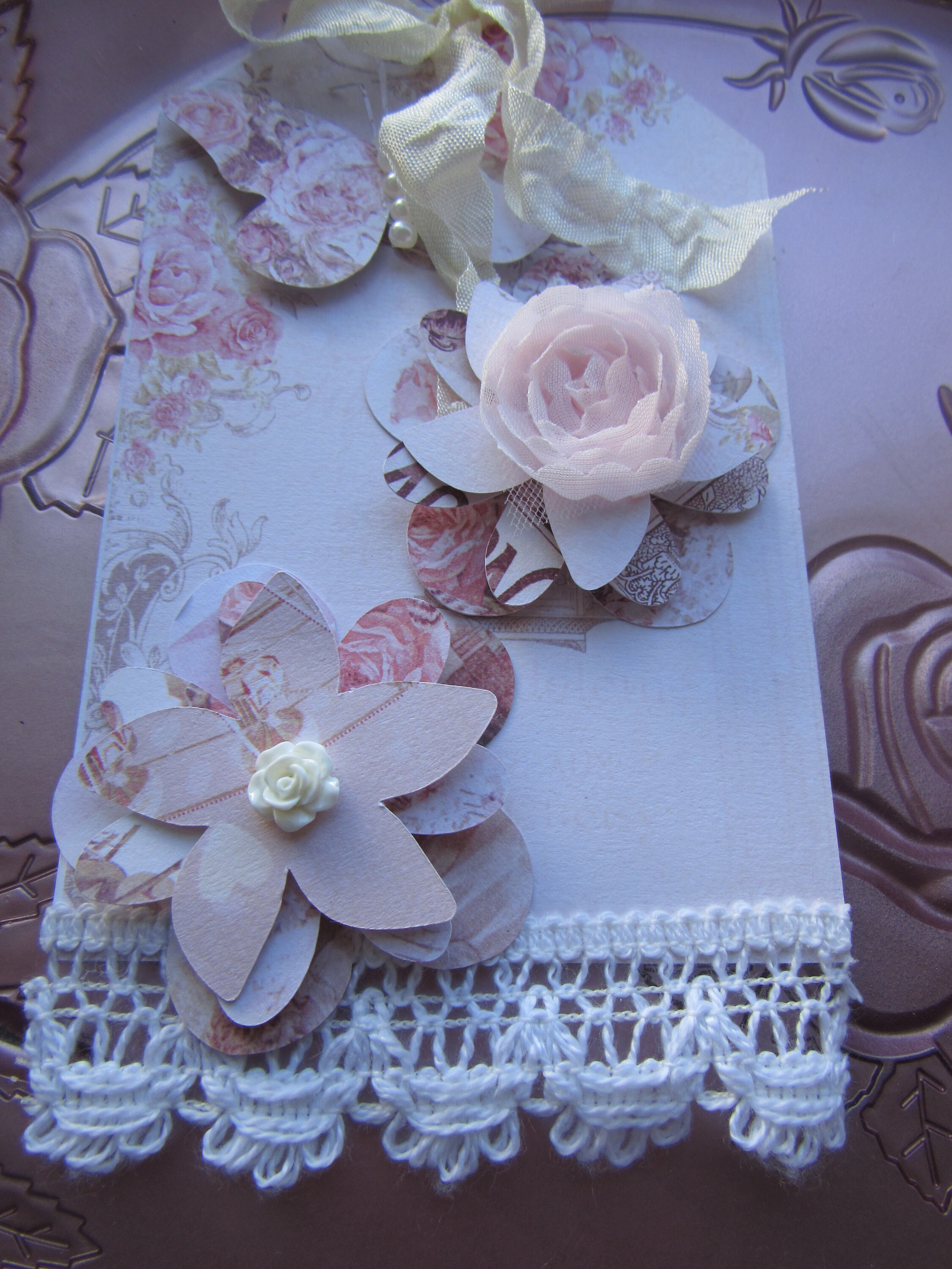 Vintage Handmade Journal Scrapbook Tags - Etsy