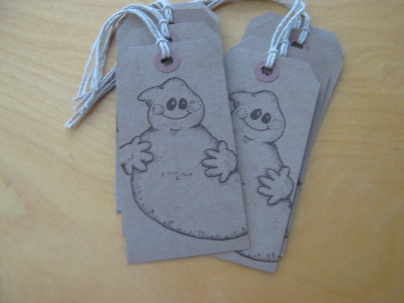 Cute Ghost Gift Tags, Wish Tags, Hang Tags, Journal Tags ..... - Etsy
