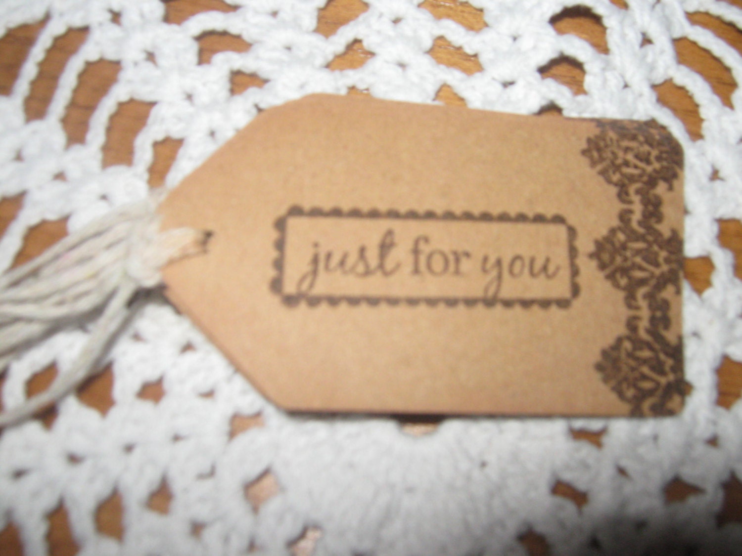 Vntage Hand Made Gift Tags, Wish Tags, Hang Tags, Thank You Tags ...