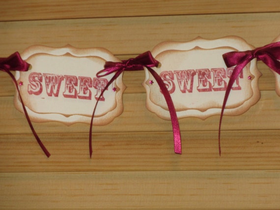 Sweet Banner Valentine Banner Shower Banner Party | Etsy
