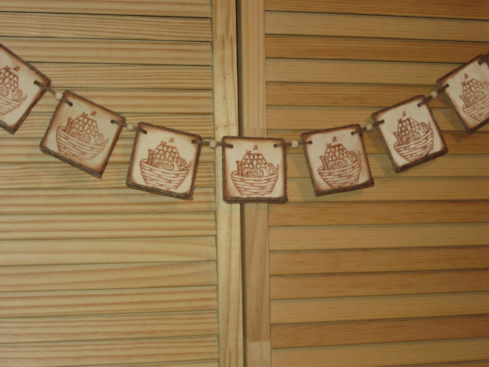 Noah's Ark Banner Noah Noah's Ark Rustic Ark - Etsy