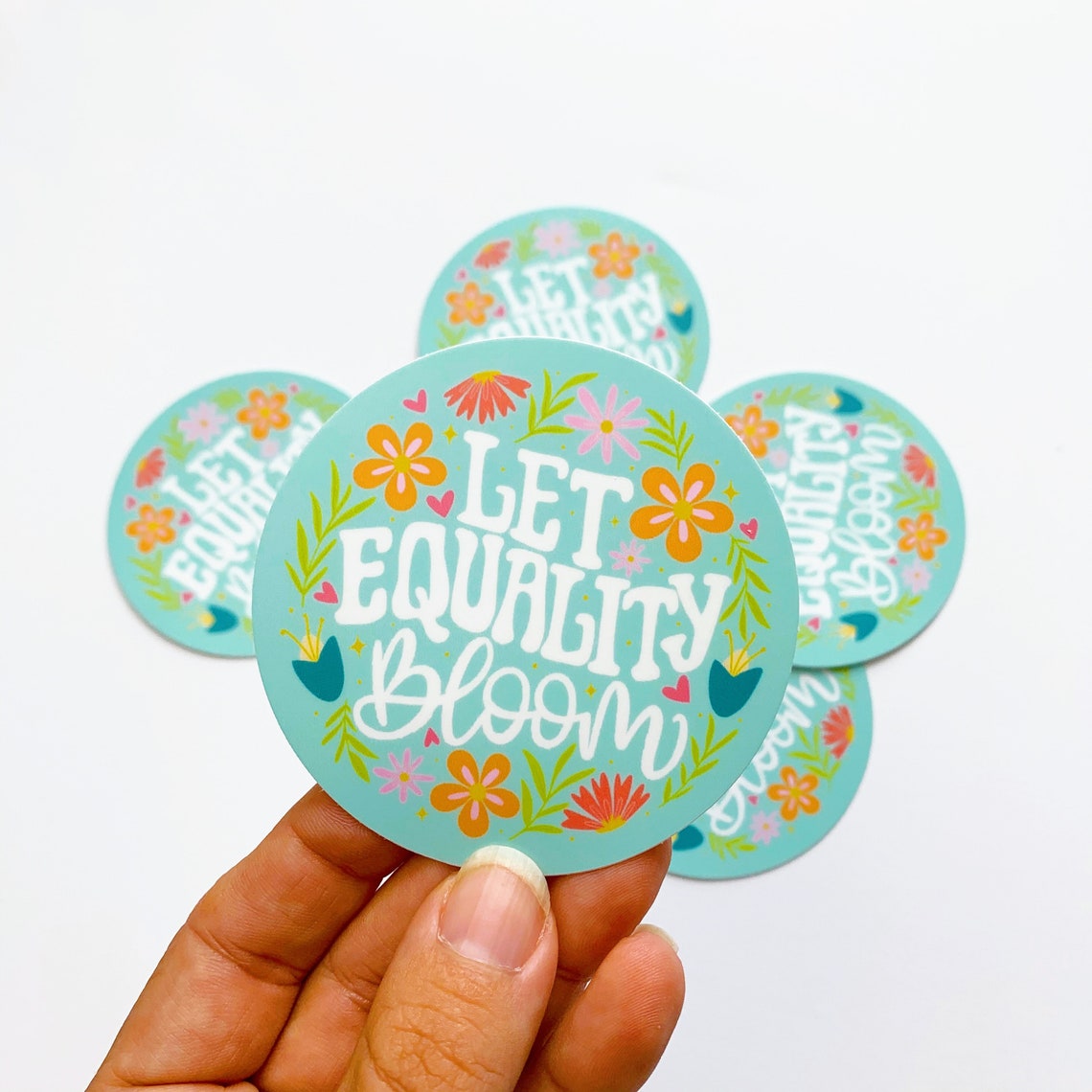 Let Equality Bloom Sticker Equality Activist Racial - Etsy