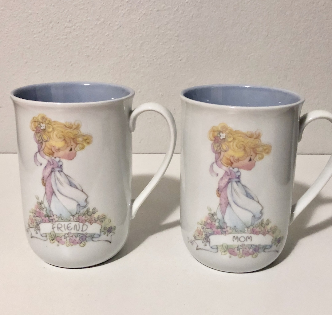 Vintage Precious Moments Coffee/tea Mugs: friend 1990 or mom 1989 ...