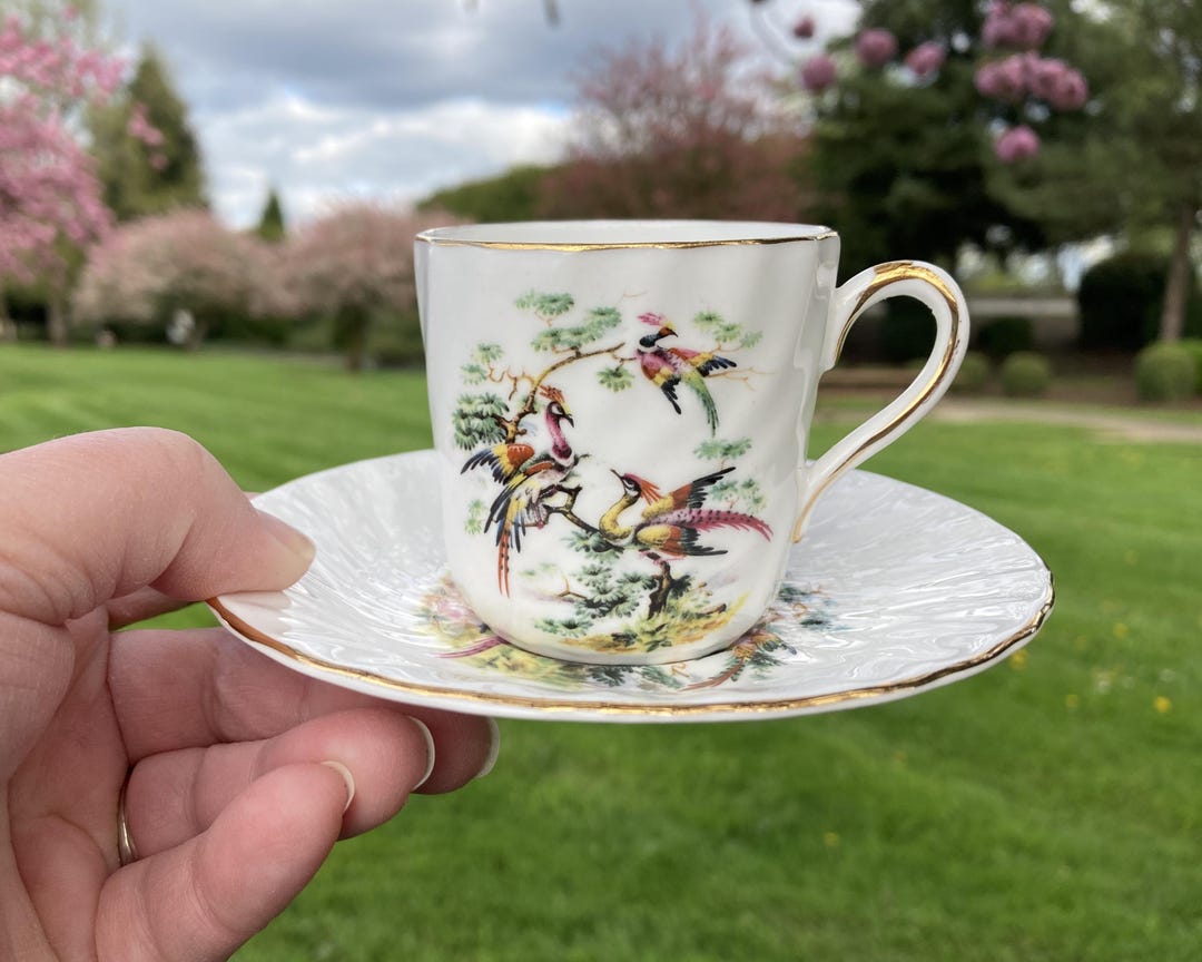 Rare! Vintage Sutherland English Bone China Demitasse Espresso Teacup ...