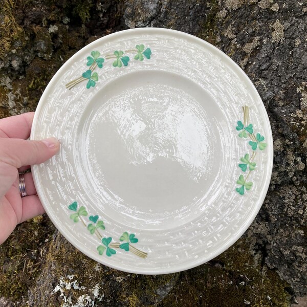 Belleek Shamrock - Etsy