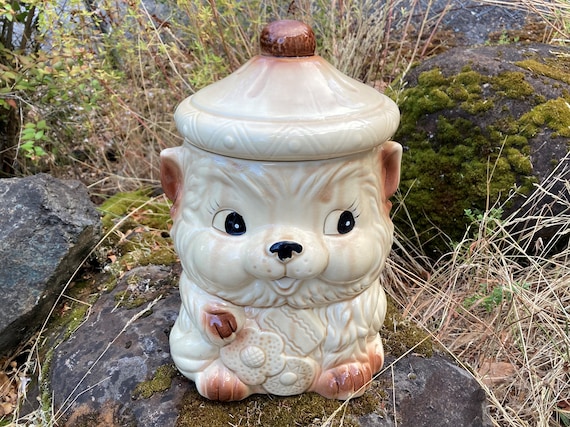Vintage Japanese Kitsch Anthropomorphic Cookie Jar of Kitty | Etsy