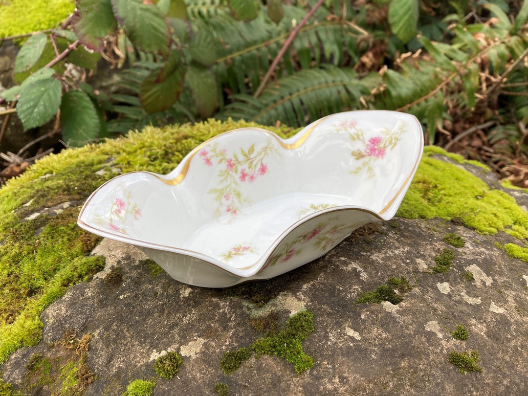 Vintage Haviland & Co. Limoges France 7.5" Oblong Scalloped Candy or ...