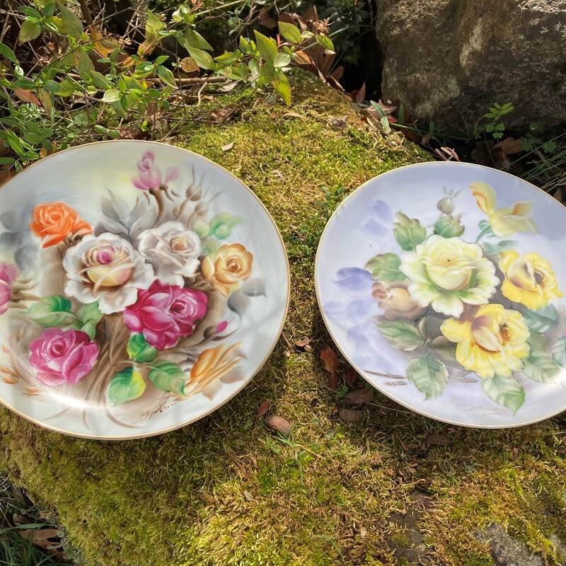 Hand Painted Roses - Etsy