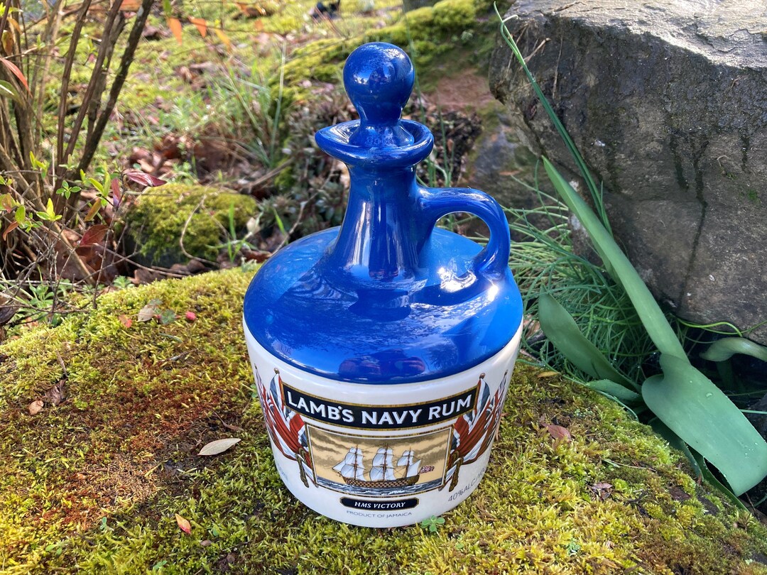 Vintage EMPTY Lamb's Navy Rum "victorian Ships Collection - HMS Victory ...