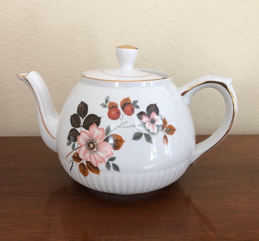 Vintage Ellgreave (wood & Sons) Genuine Heatmaster Ironstone Teapot W ...