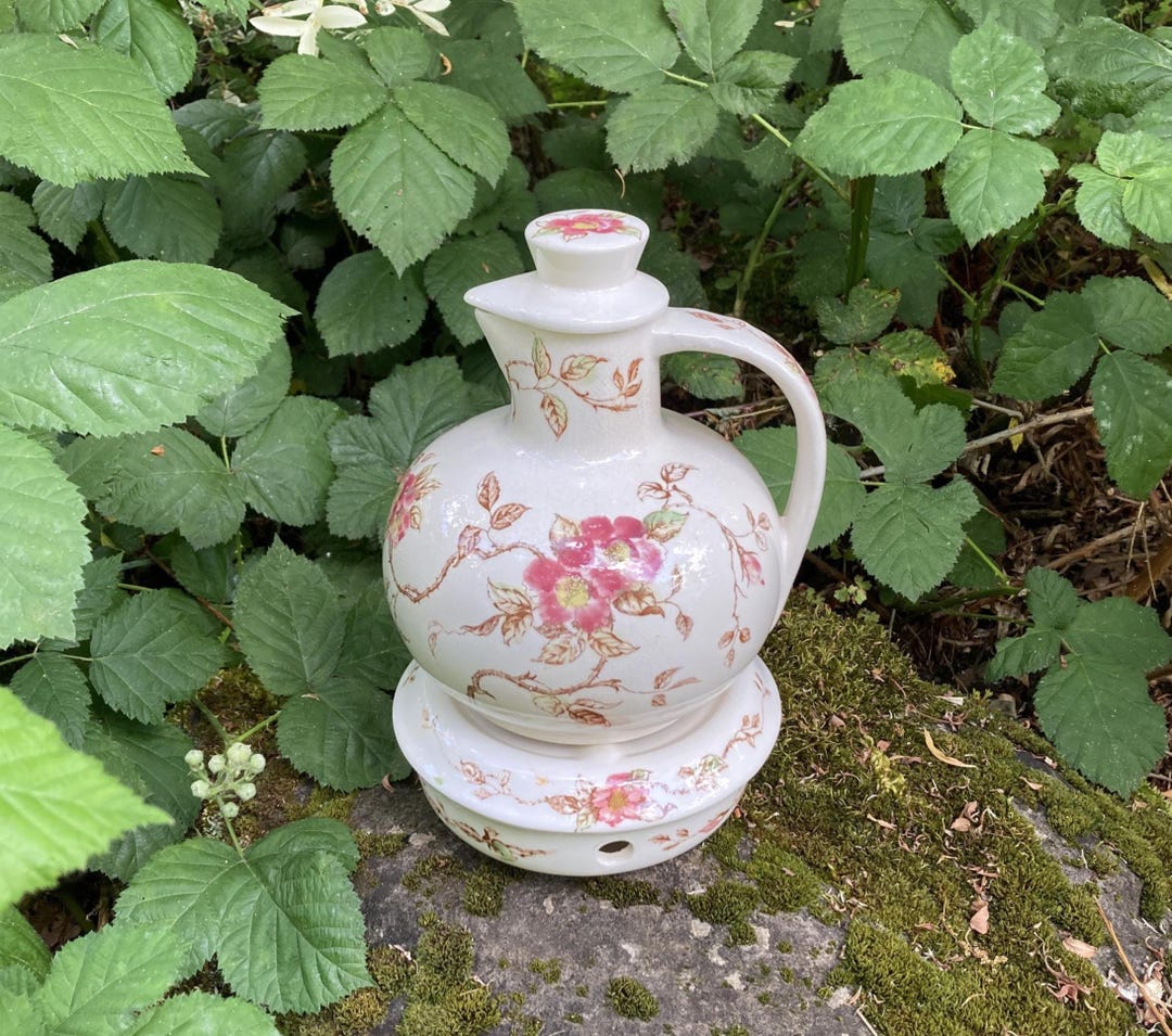 Vintage 1940's Nasco "springtime" Teapot / Coffee Carafe / Lidded ...
