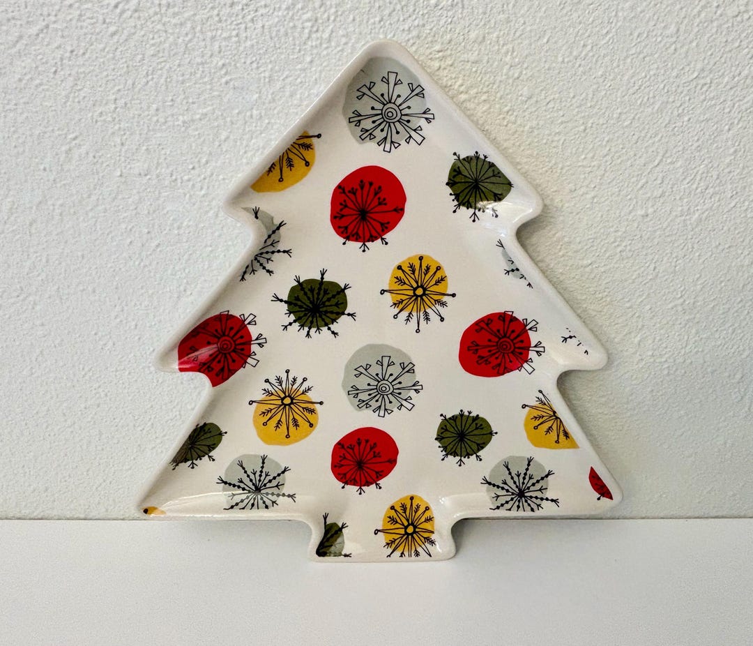 Rare Vintage Mid Century Modern 9" Stoneware Tree-shaped Atomic ...