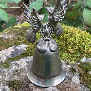 Vintage 2002 Kirk Stieff Bell-shaped Silver-plated Music Box W/ Two ...