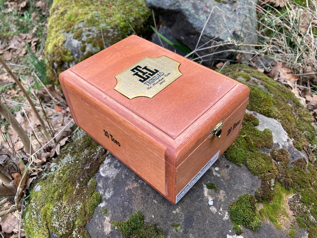 Vintage Empty Wooden Cigar Box - Trinidad Toro - Etsy