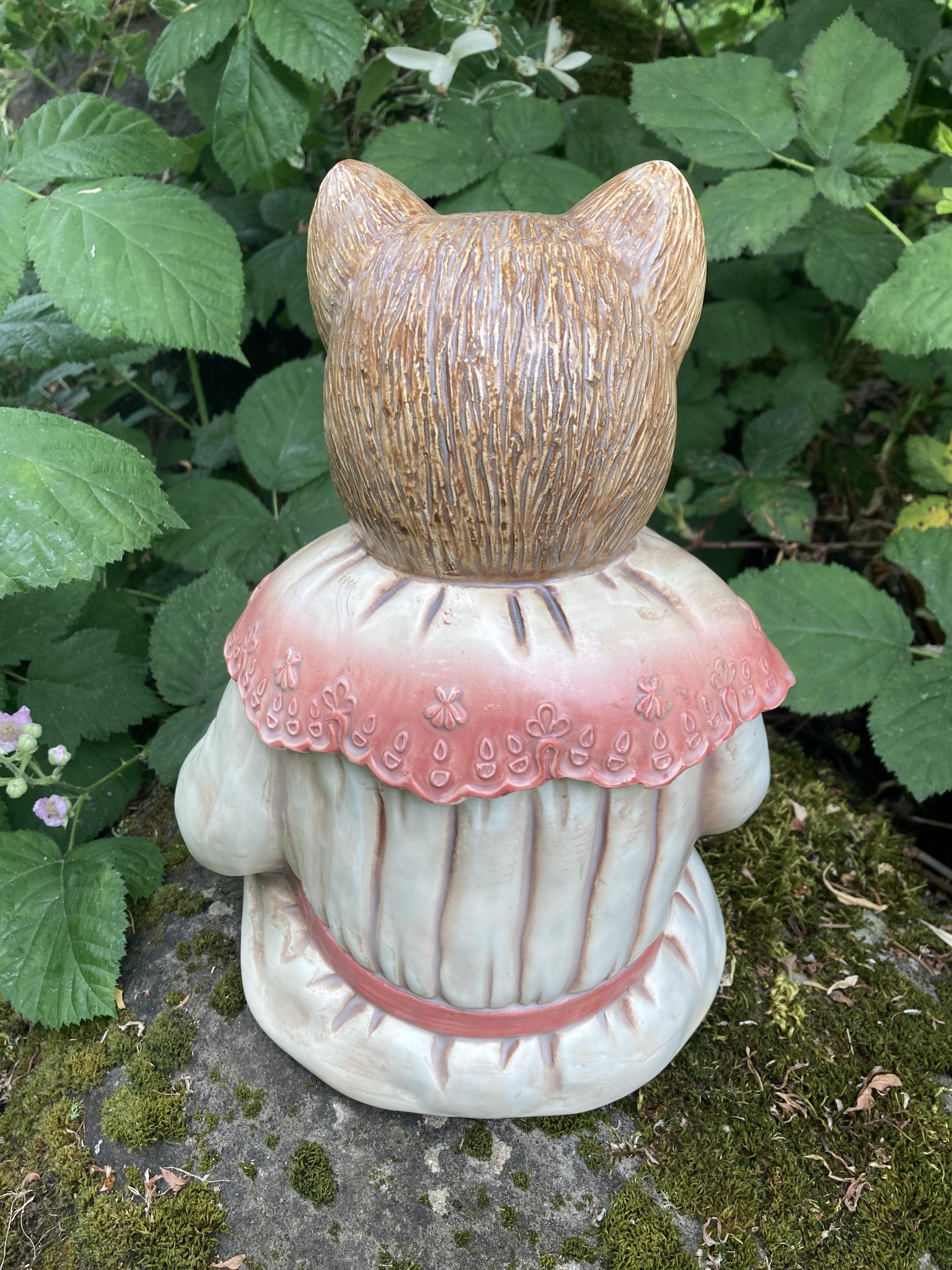 Vintage "emily the Cat" Hand Painted Ceramic Cookie Jar by Mervyn's ...