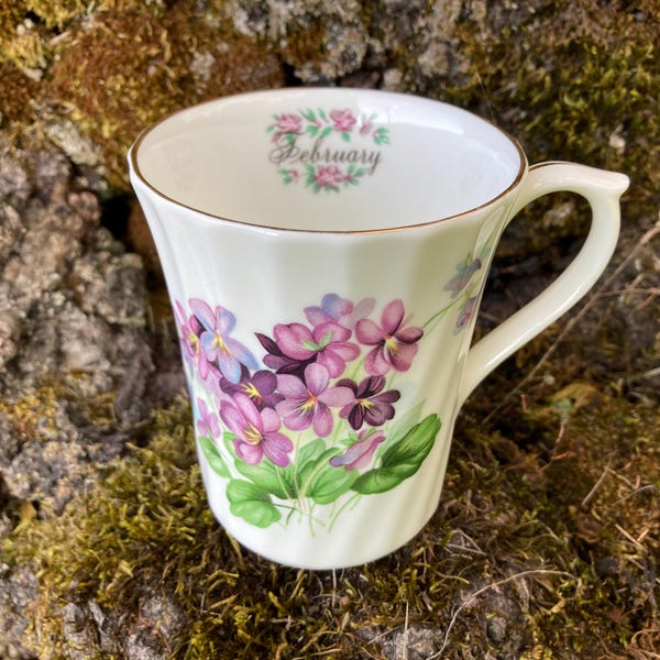 Violet Tea Cup - Etsy