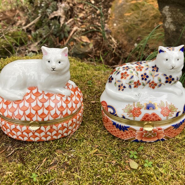 Cat Trinket Box - Etsy