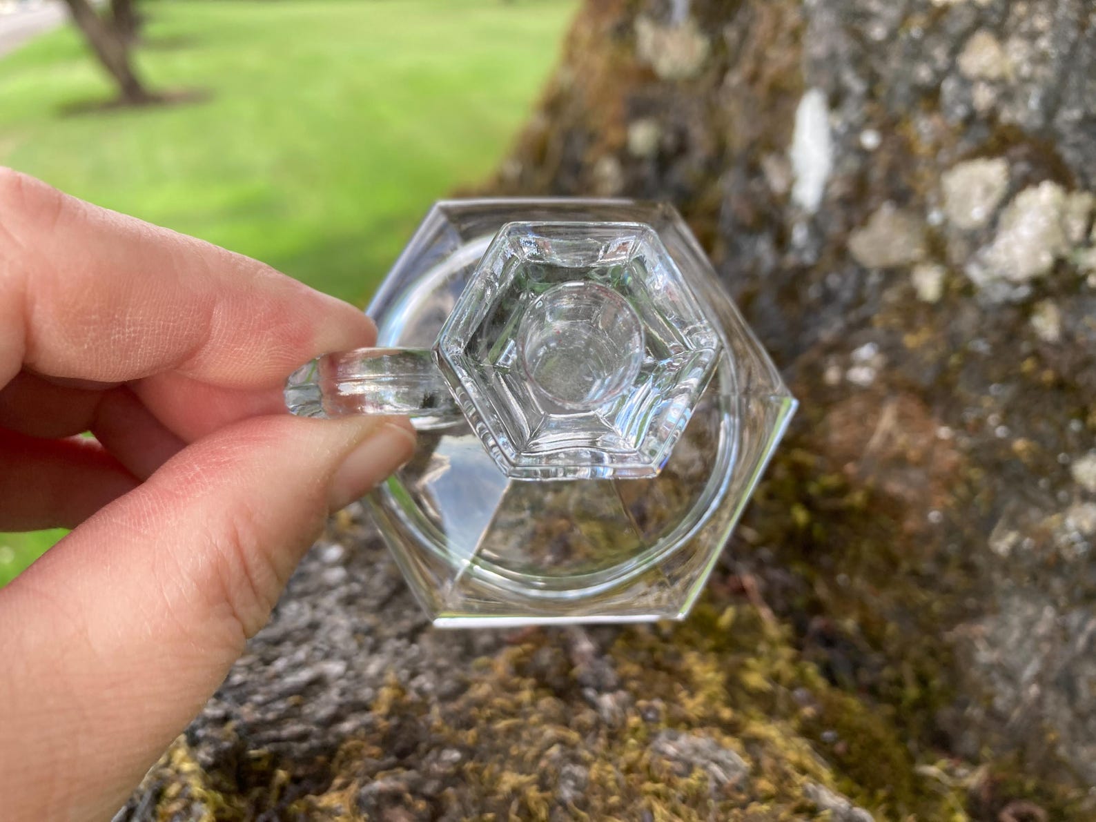 Vintage EAPG A.H. Heisey Glass Company Miniature 2" Tall Chamberstick ...